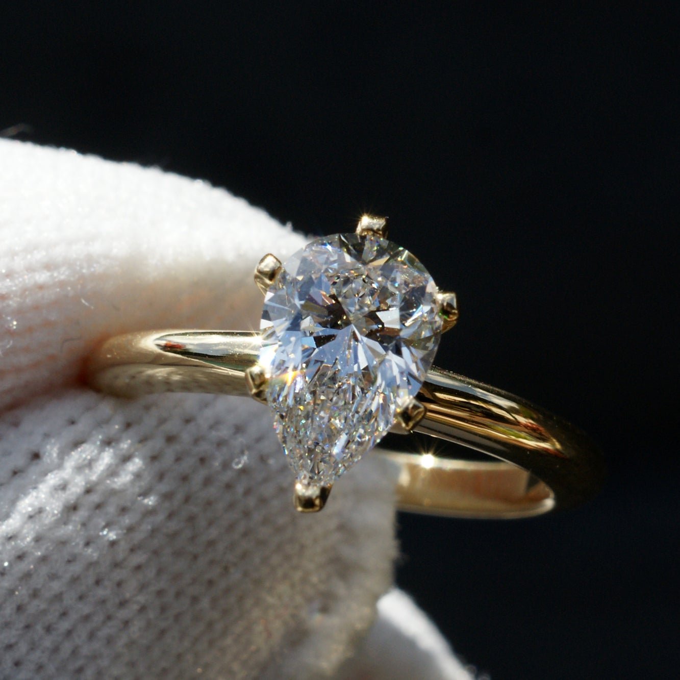Unveiling the Timeless Beauty of Diamond Pear Rings
