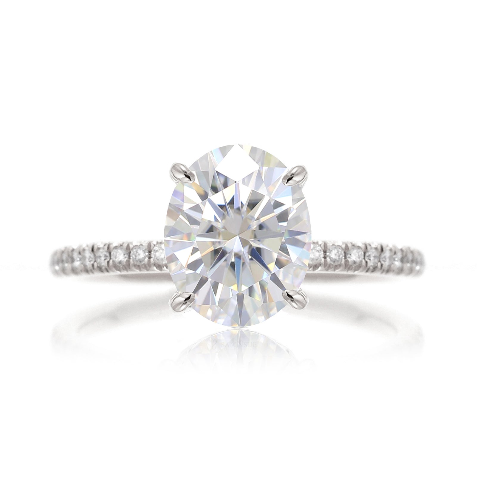 Moissanite Engagement Rings - Shop Moissanite Rings