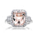 The Cali Cushion Morganite Engagement Ring