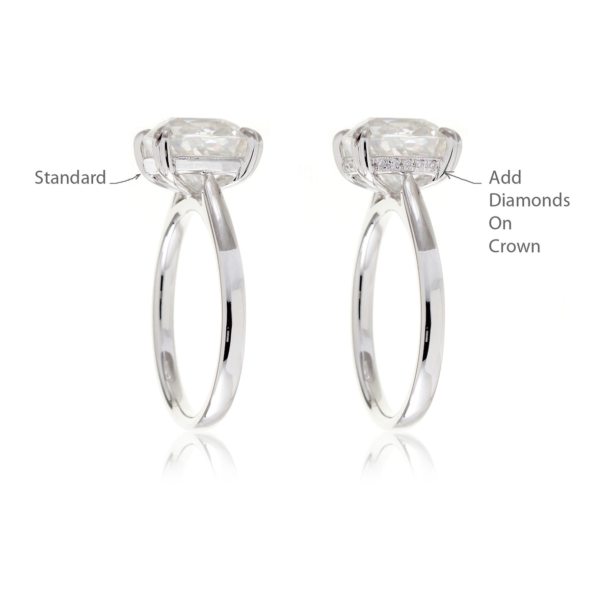 The Emily Cushion Morganite Engagement Ring