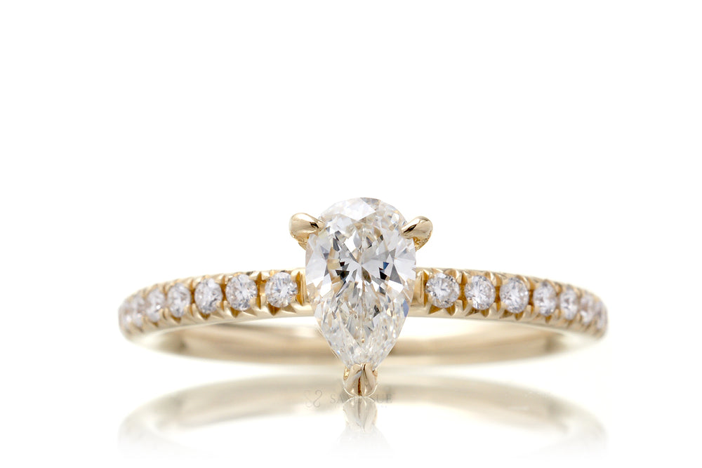 Unveiling the Timeless Beauty of Diamond Pear Rings